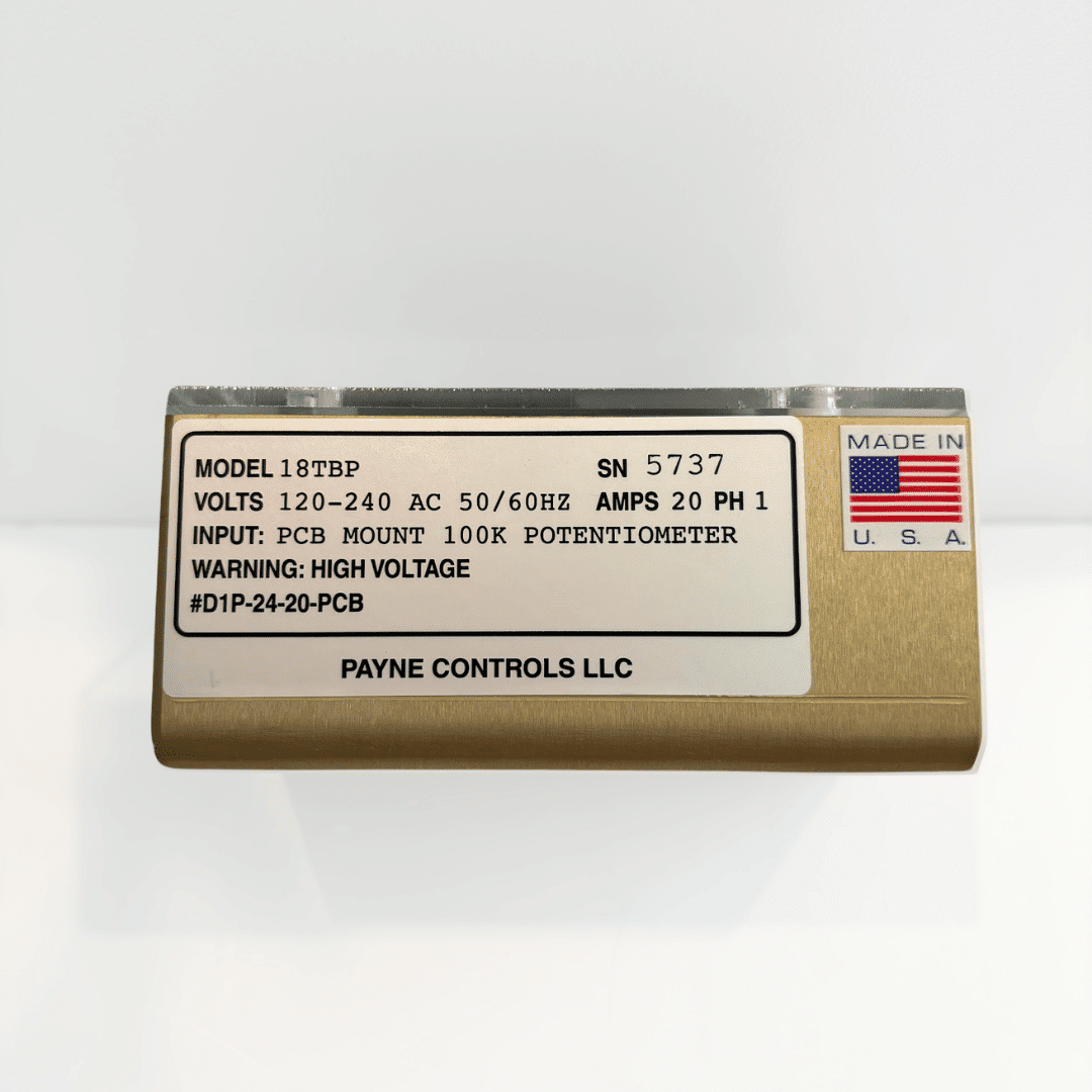 120/240VAC 20 Amp Variable Voltage & Power Controller by Payne (Manufa ...