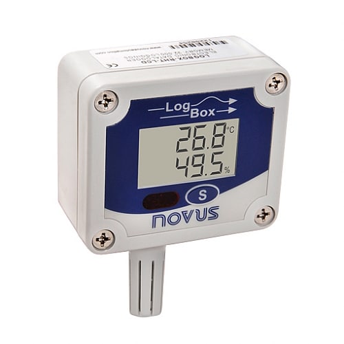 Micro Data Logger for Temperature and Humidity, With LCD Display by No ...